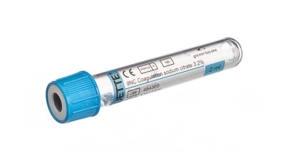 VACUETTE® TUBE 2 ml 9NC Coagulation sodium citrate 3.2%13x75 blue cap ...